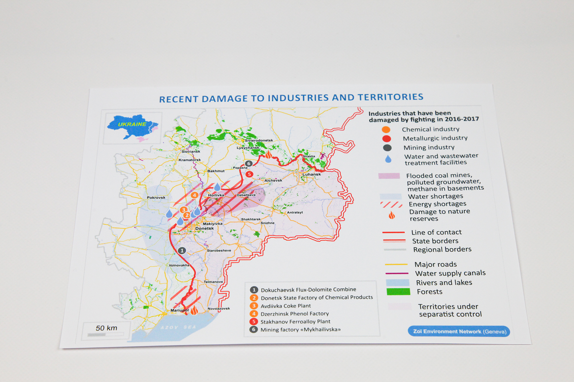 War and Environment in eastern Ukraine: Maps | Zoï Environment Network