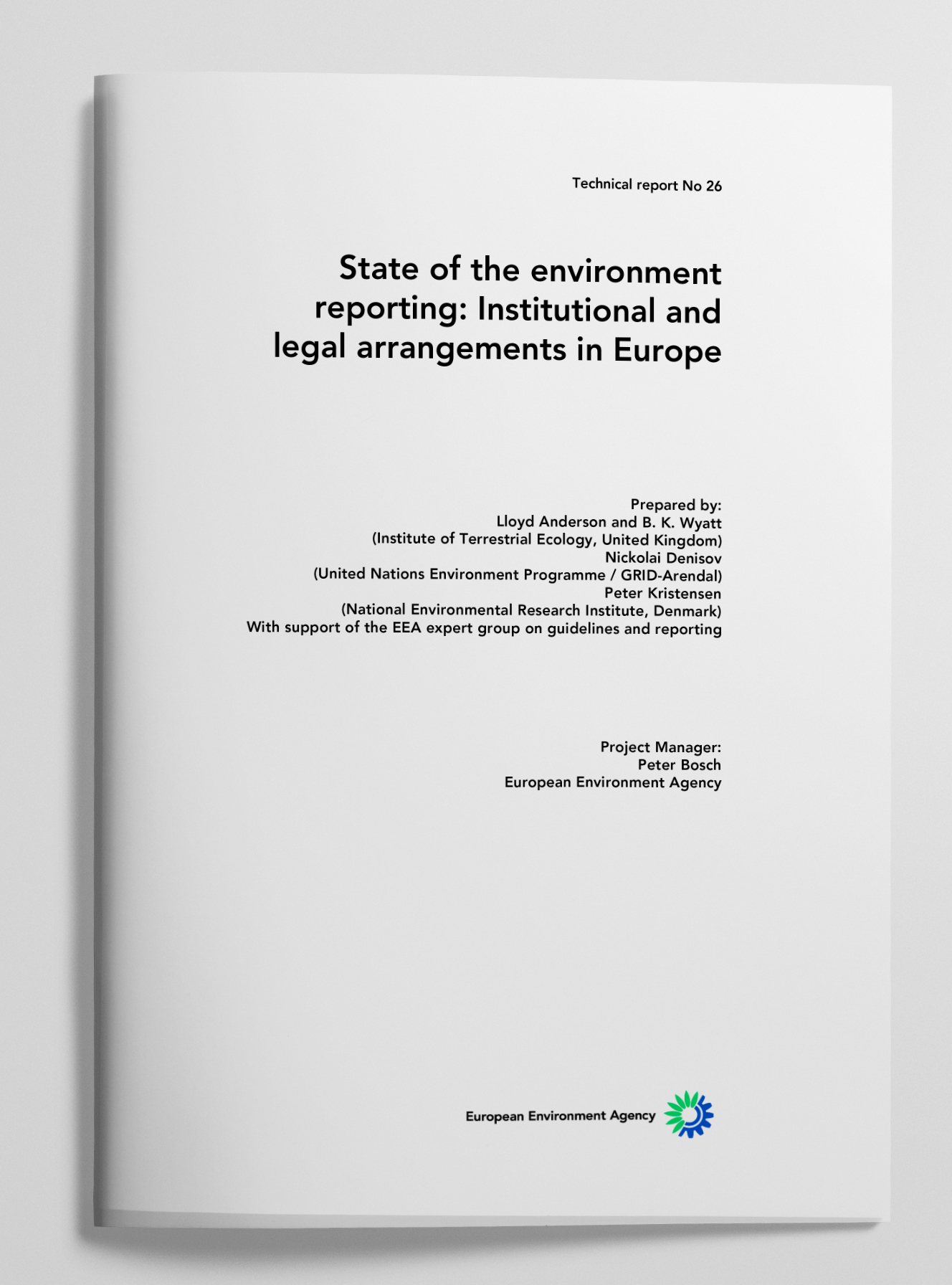 State of the environment reporting: Institutional and legal ...