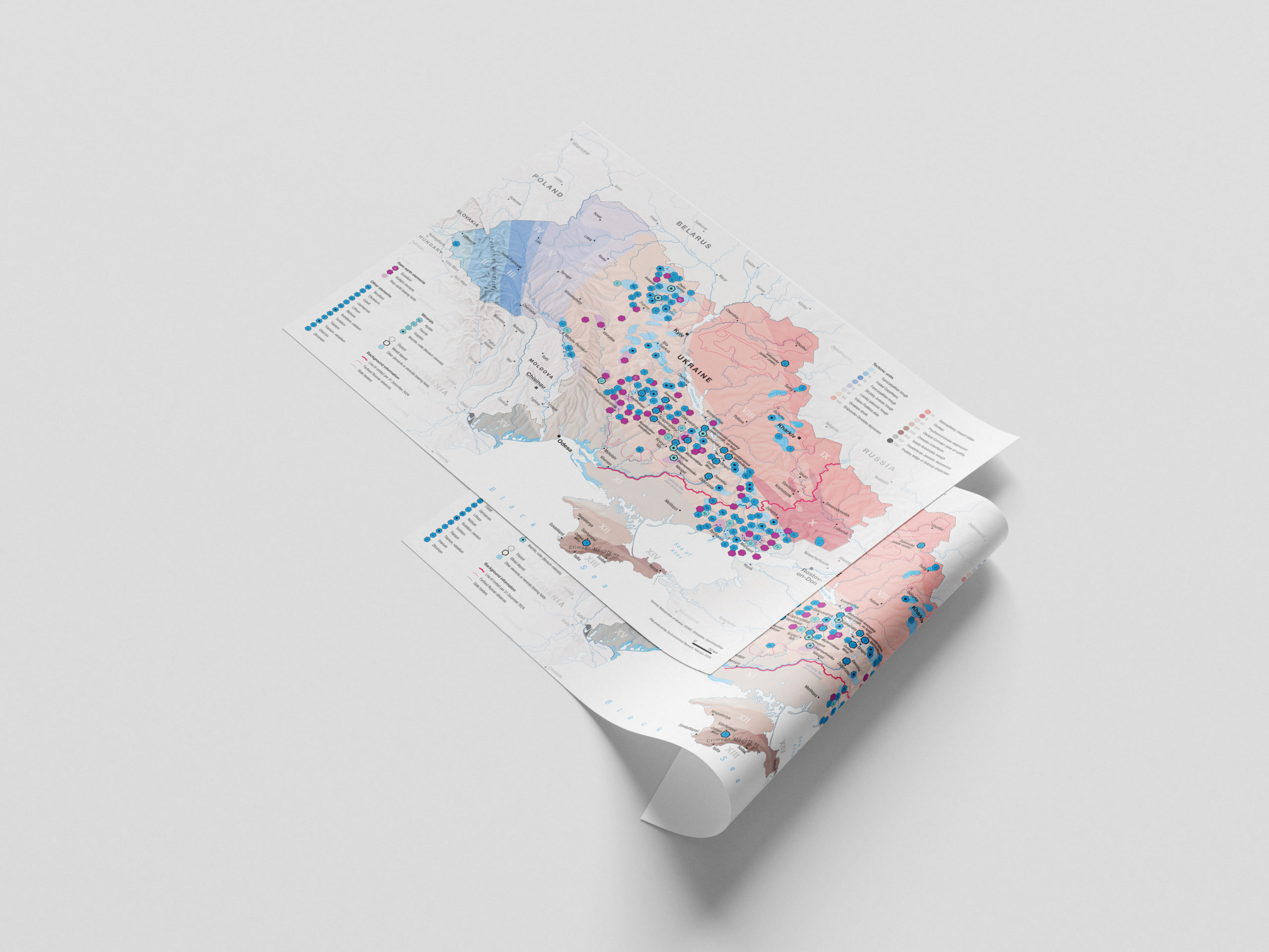 Map of rare earths and other critical minerals in Ukraine | Zoï ...